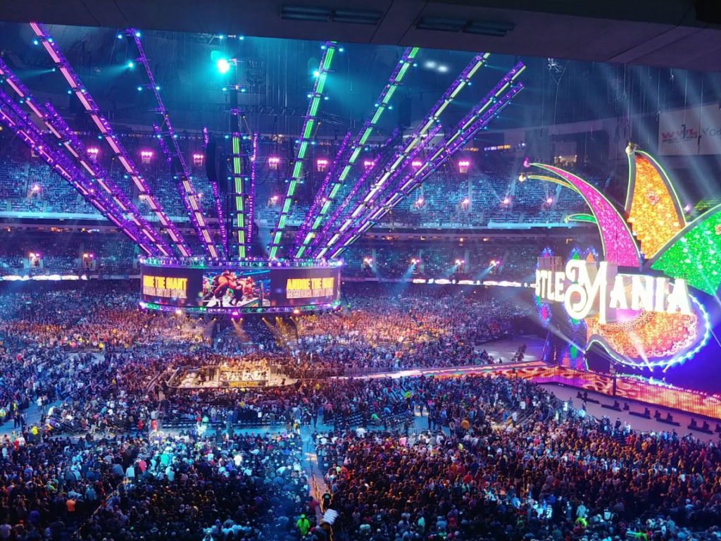 Wrestlemania 34 in New Orleans Superdome - Adnie Travels